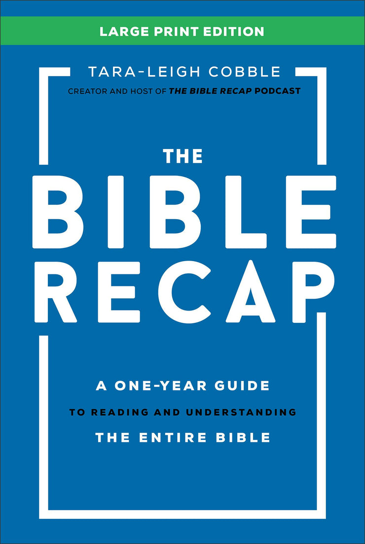 The Bible Recap – Large Print Edition | Easy-to-Read Format – Baker ...