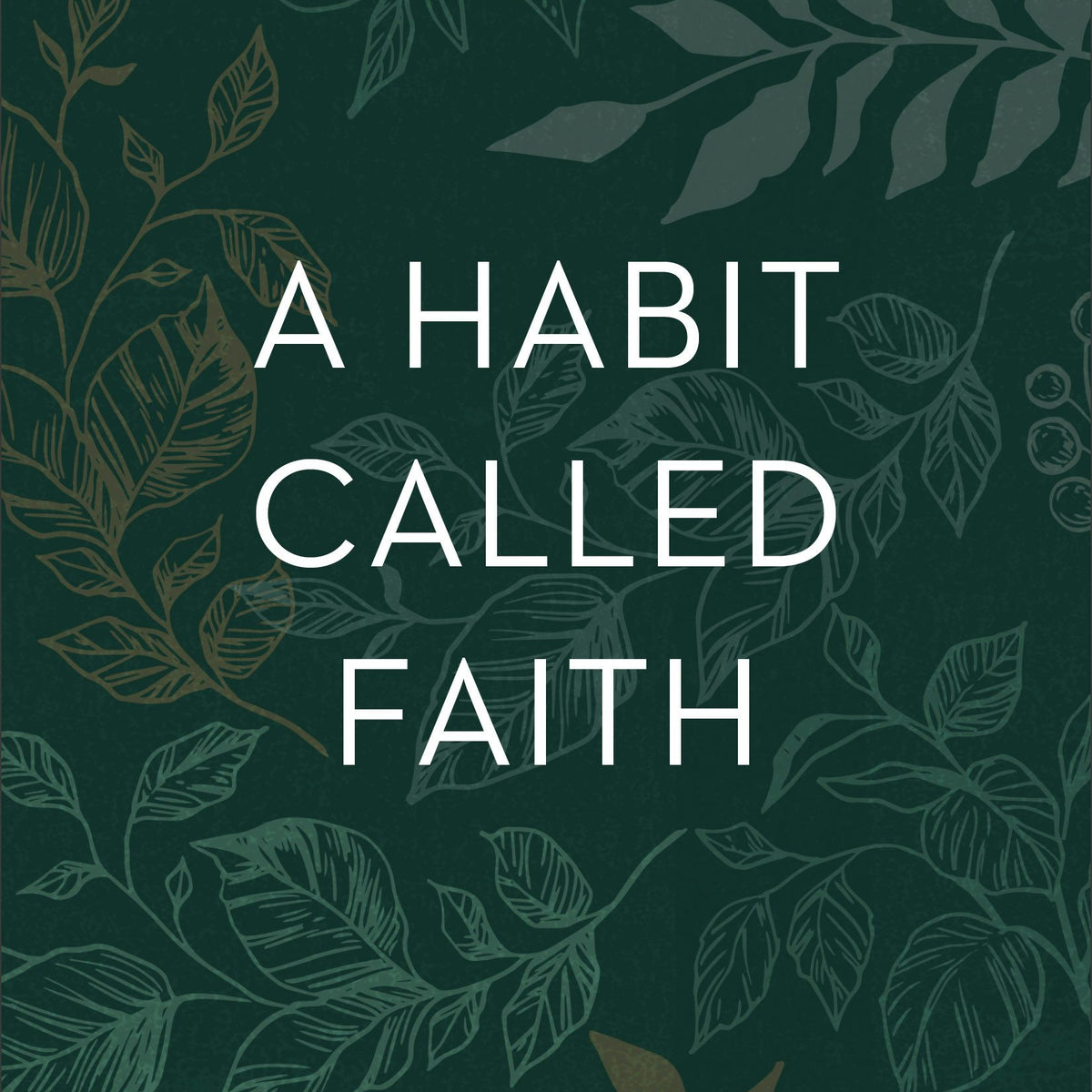 A Habit Called Faith – Baker Publishing Group